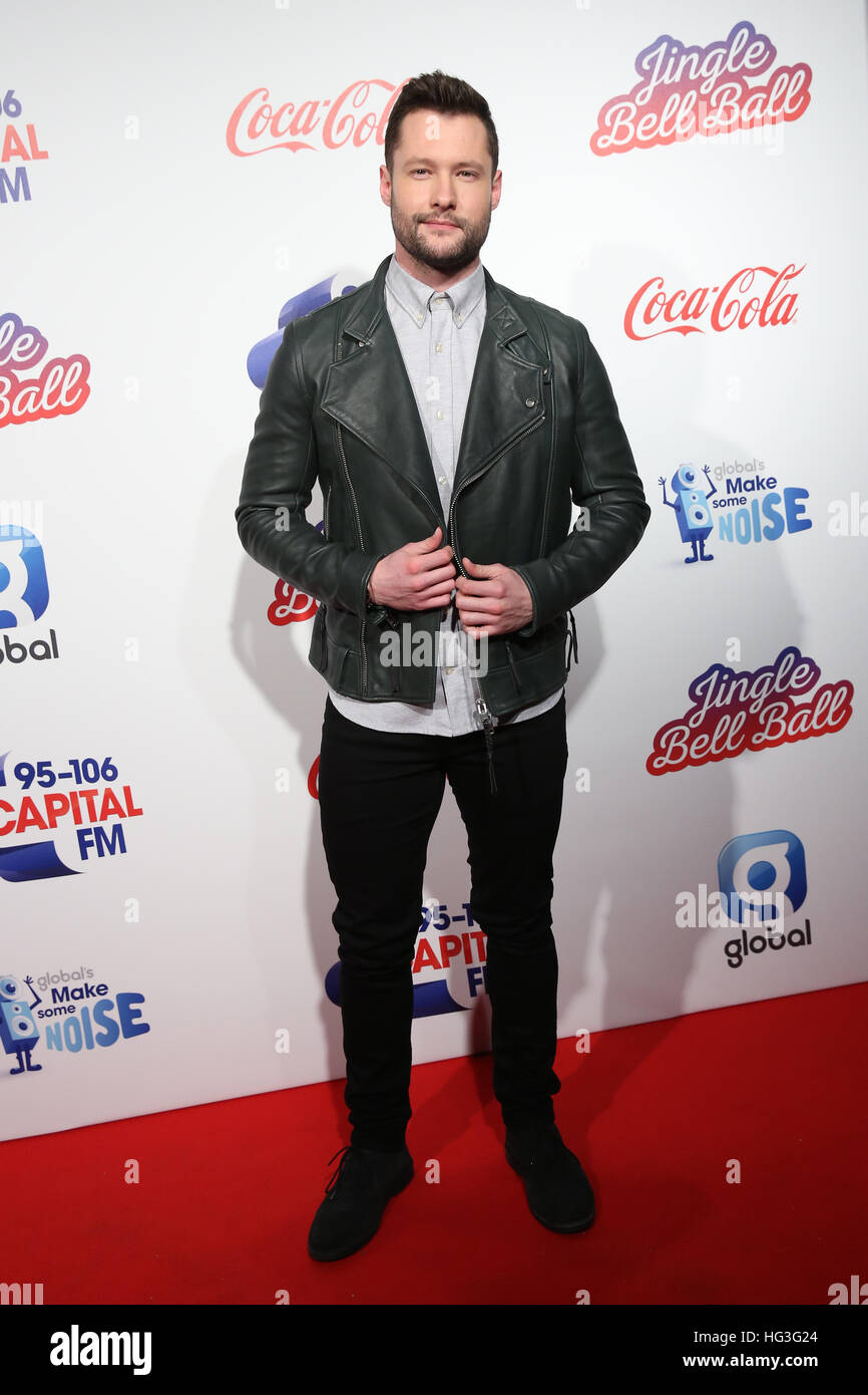 The Jingle Bell Ball 2016 held at the O2 - Arrivals Featuring: Calum ...