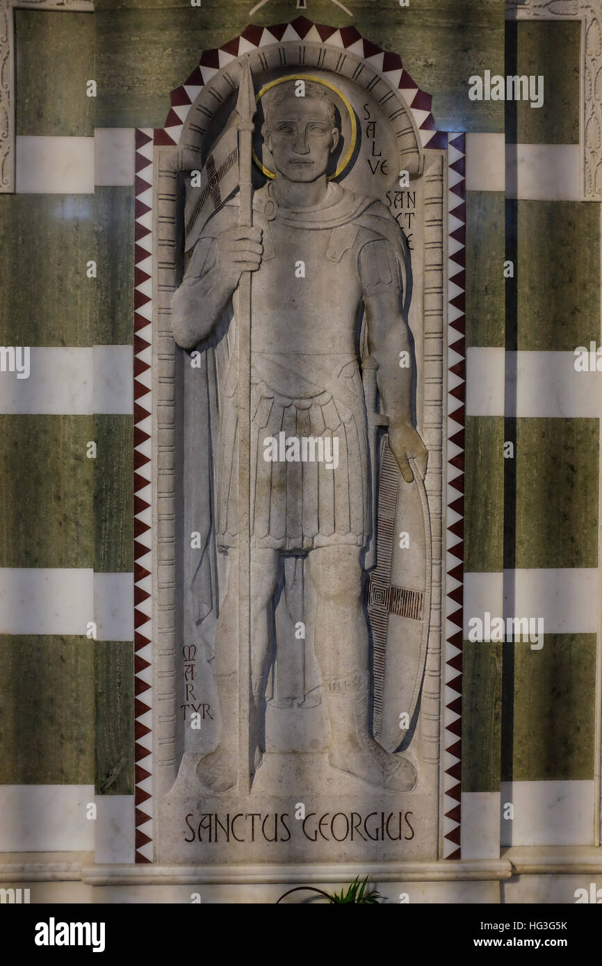 Relief sculpture st george hi-res stock photography and images - Alamy