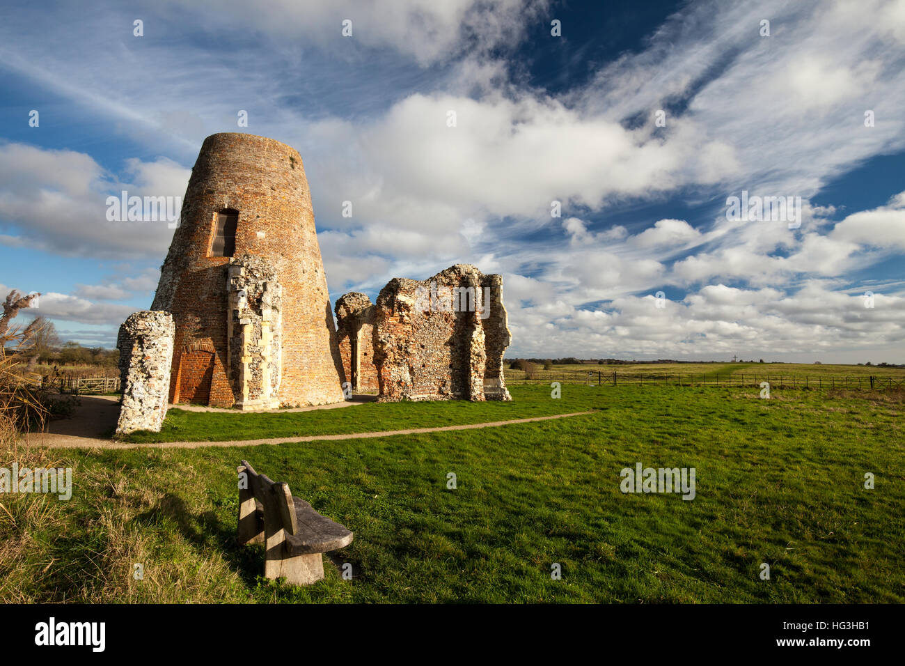 Monastic ruin norfolk hi-res stock photography and images - Alamy