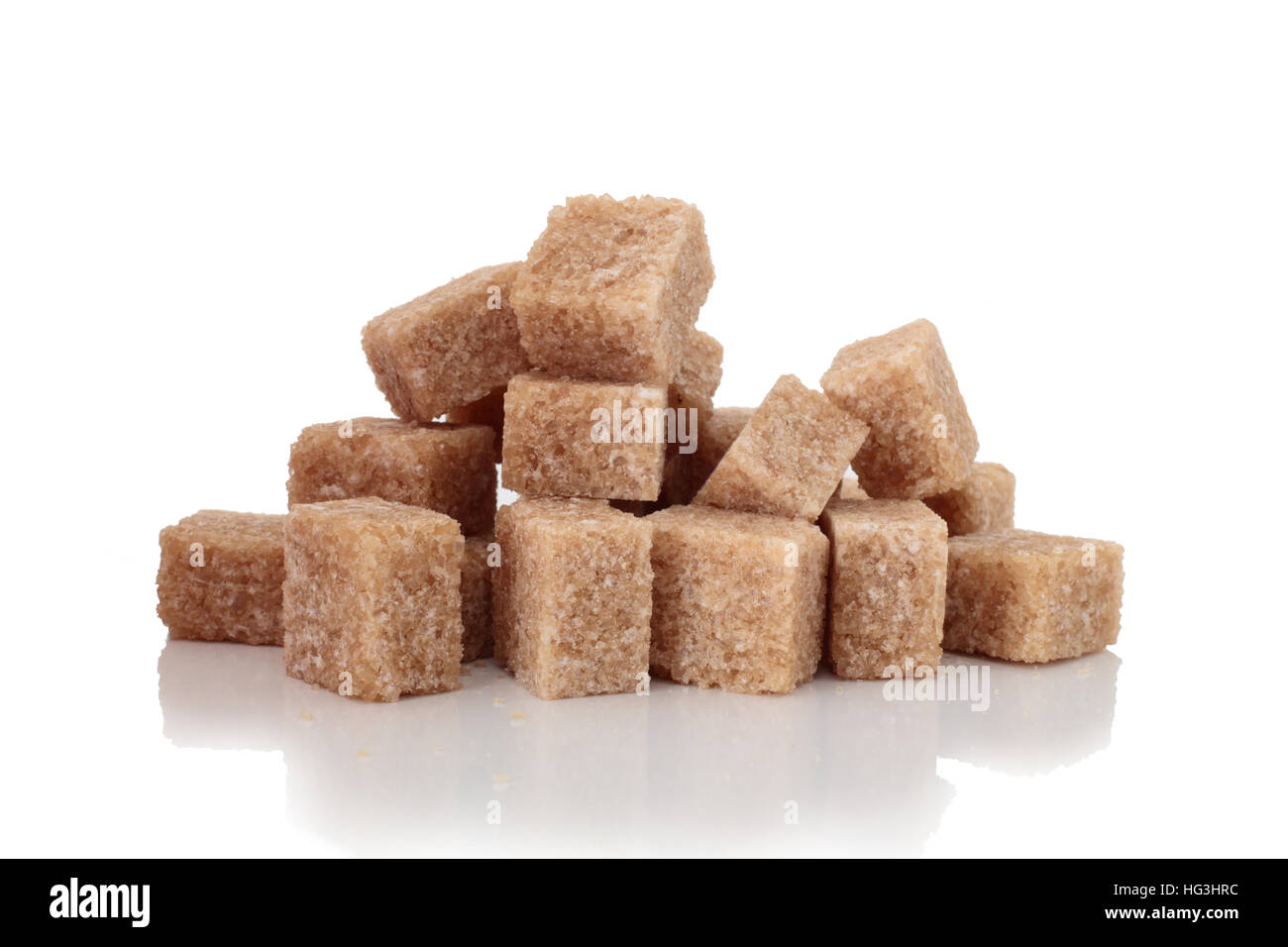 Demerara Sugar cubes piled up Stock Photo - Alamy