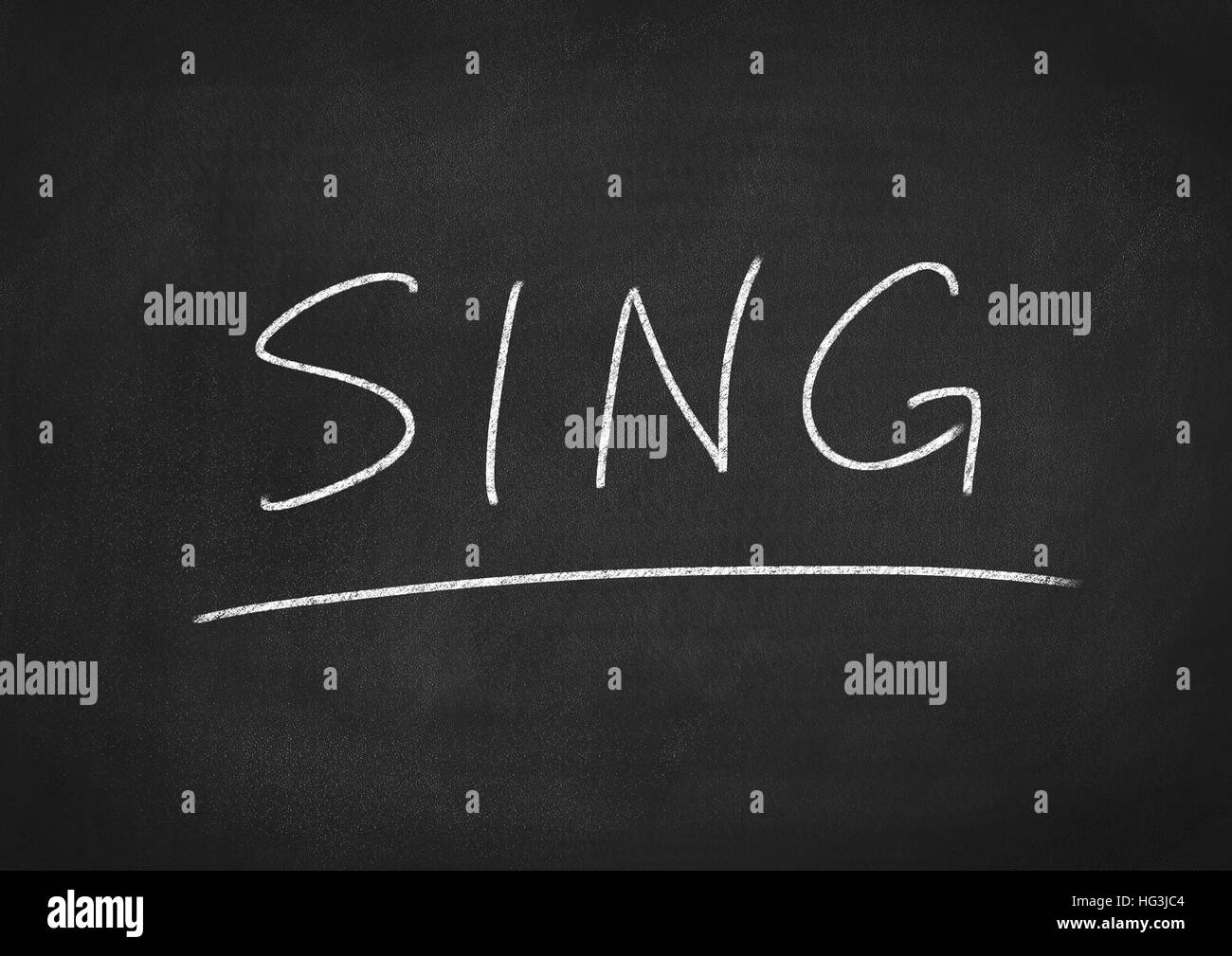 Sing text hi-res stock photography and images - Alamy