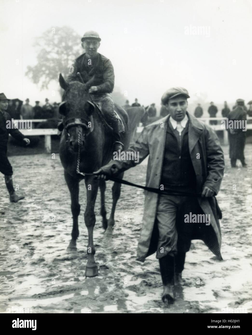 Dauber, Moose Peters Up, Winner 1938 Preakness, Pimlico, Maryland ...