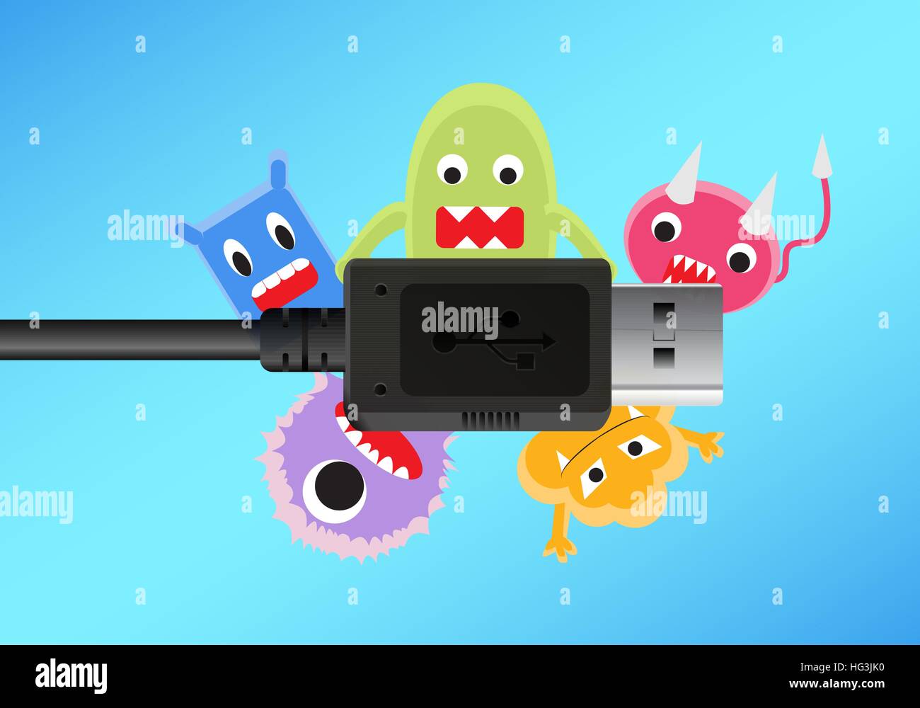 Compute virus Stock Vector Images - Alamy