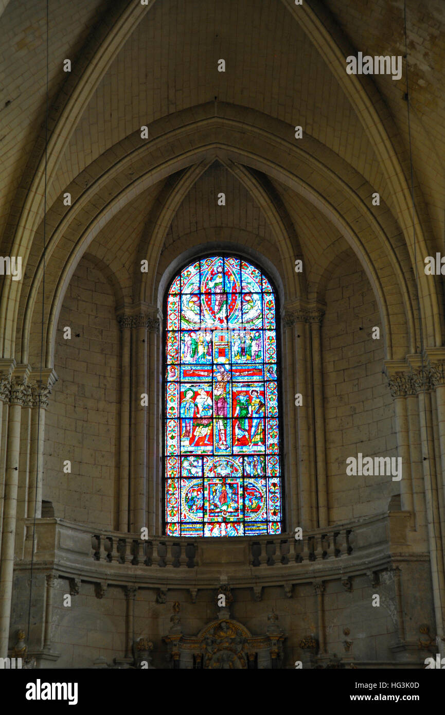 Stain glass window Stock Photo - Alamy