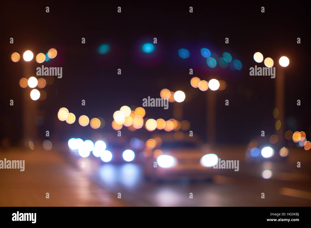 city lights abstract Stock Photo - Alamy