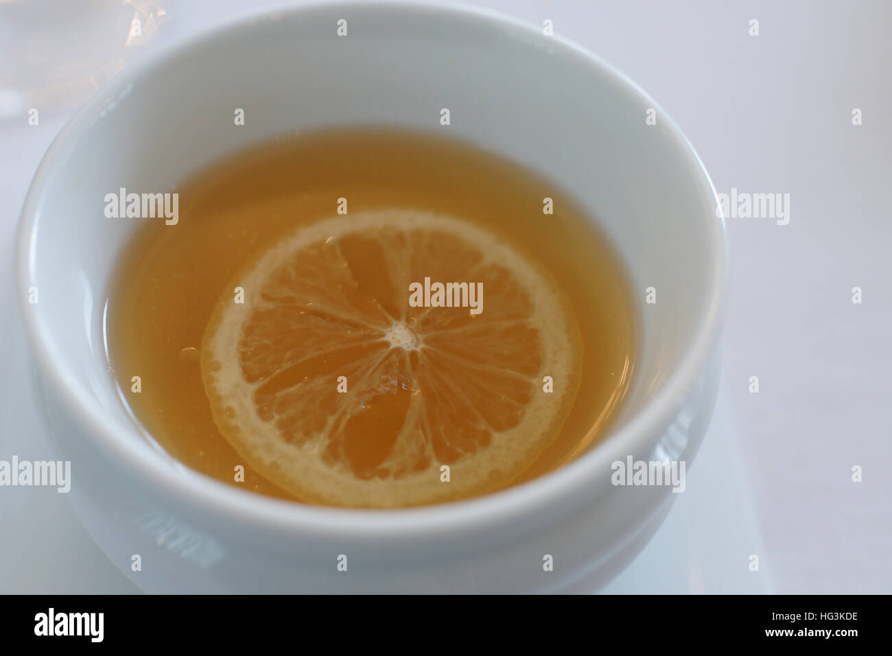 English tea with lemon Stock Photo - Alamy