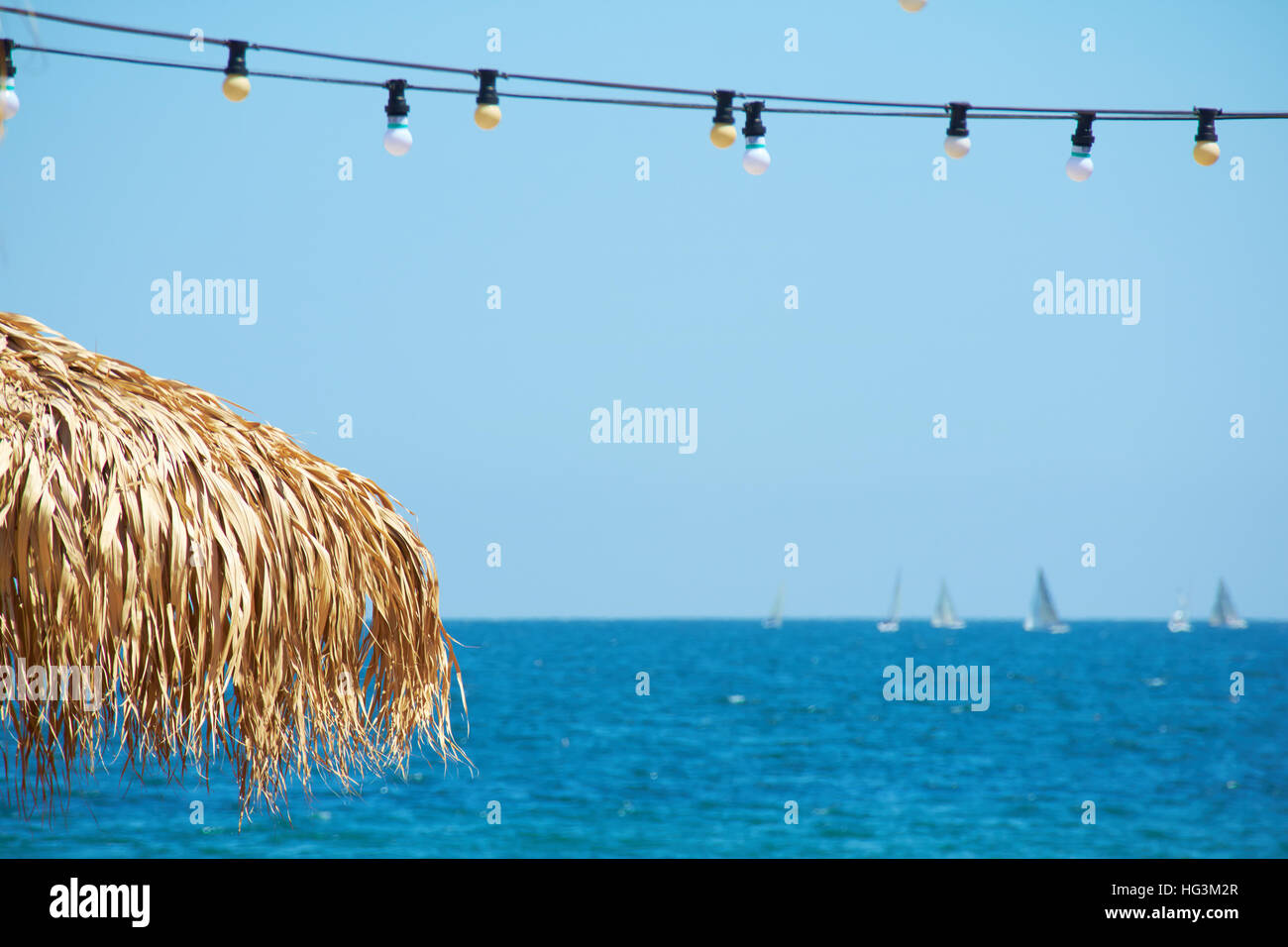 umbrella and sea Stock Photo - Alamy