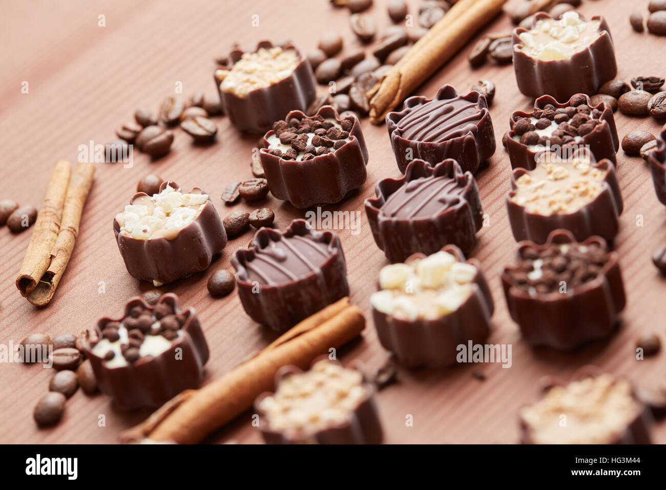 delicious chocolate candies Stock Photo - Alamy
