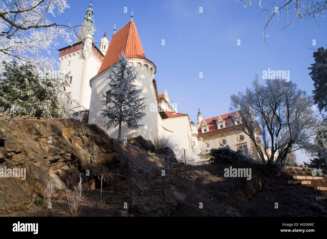 Pruhonice Castle, Park, Renovation of the Castle Alpine Rock Garden ...