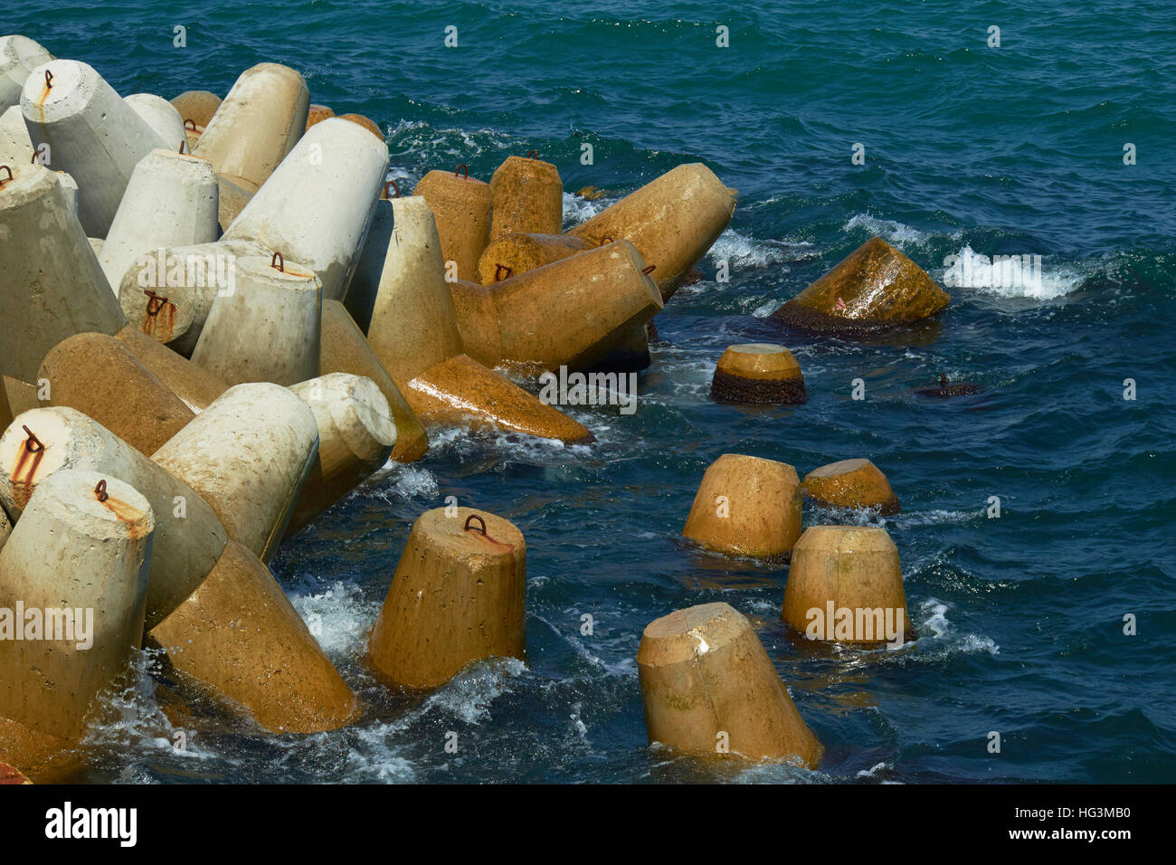 tetrapods on the Black Sea Stock Photo - Alamy