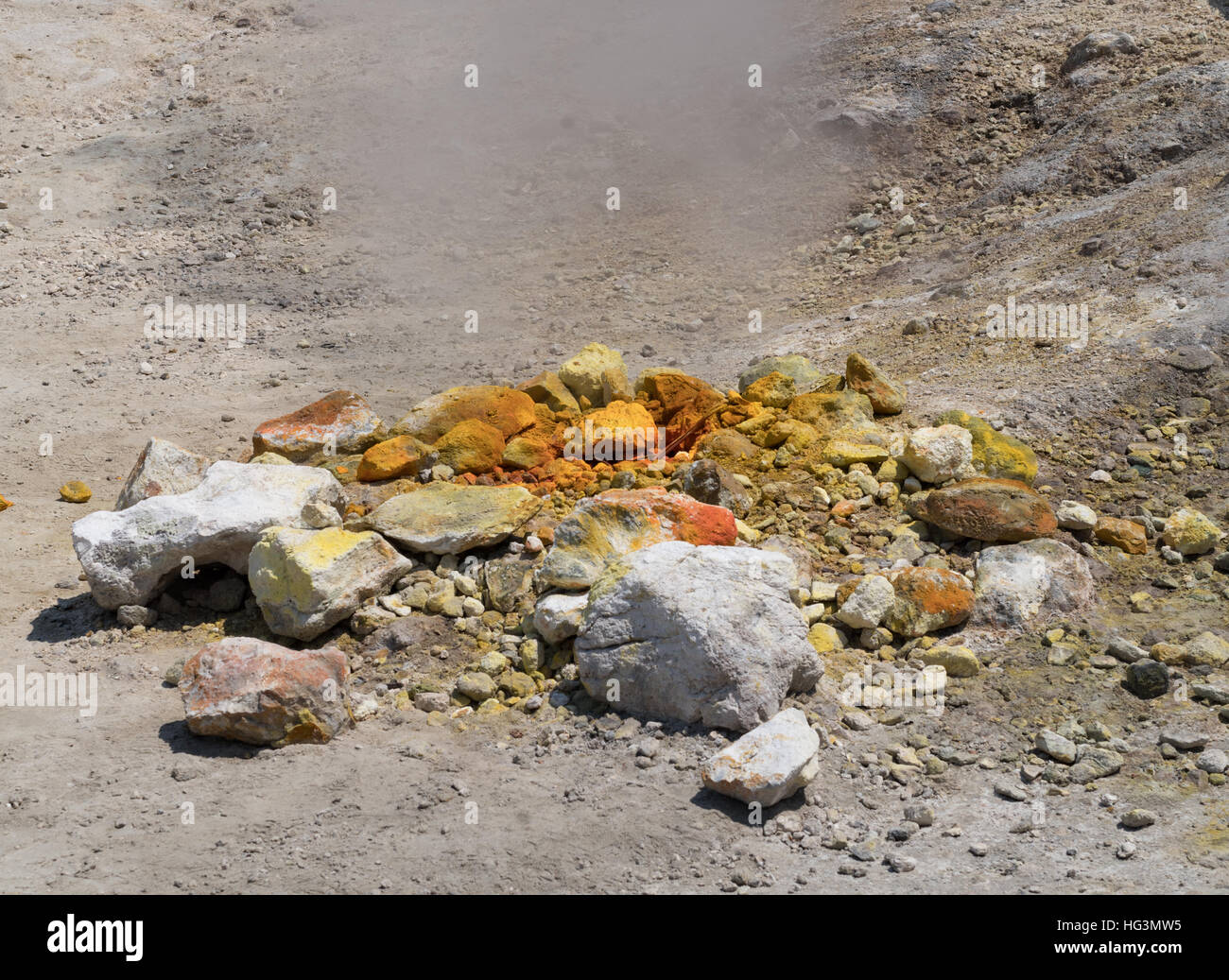 Fumarole in Solfatara Crater Stock Photo - Alamy