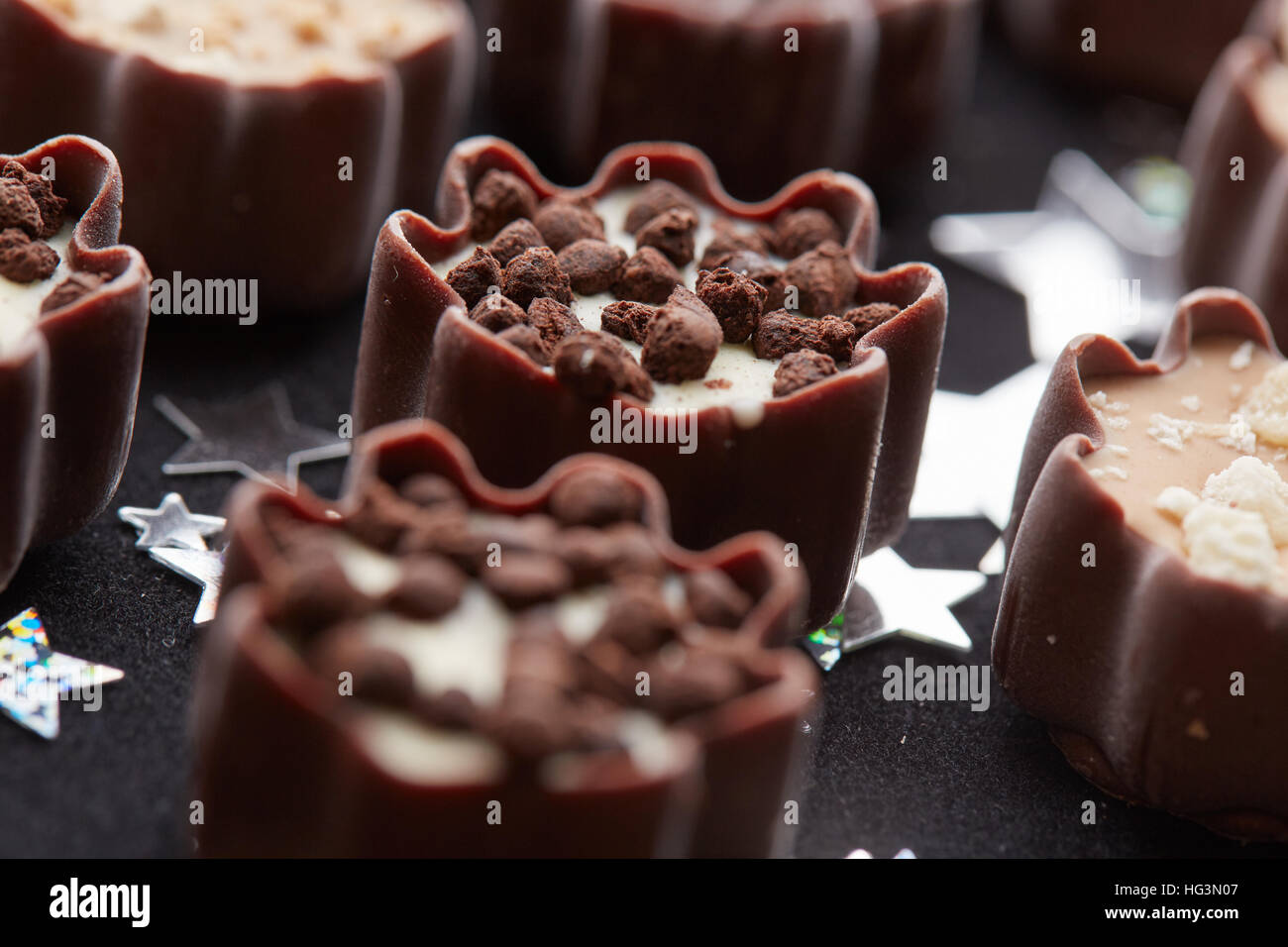 delicious chocolate candies Stock Photo - Alamy