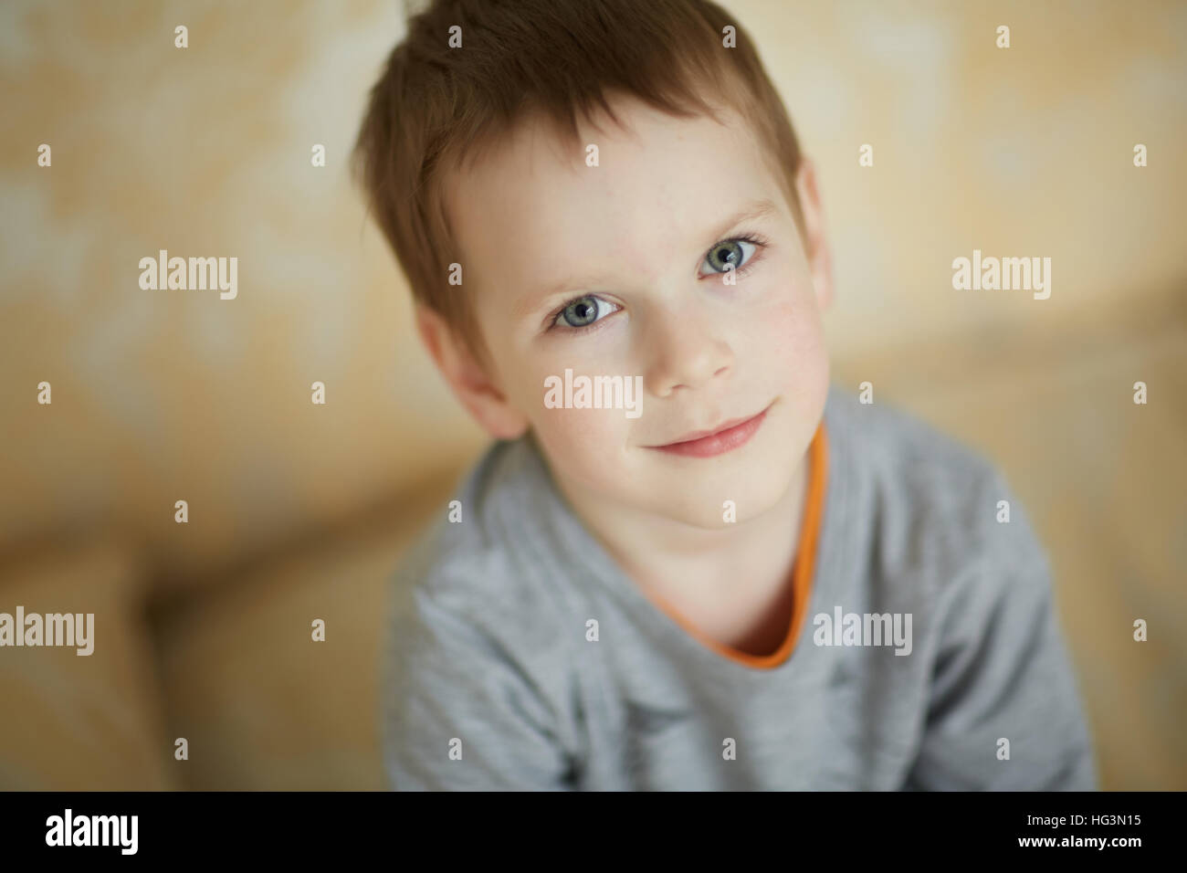 nice boy smiling Stock Photo - Alamy
