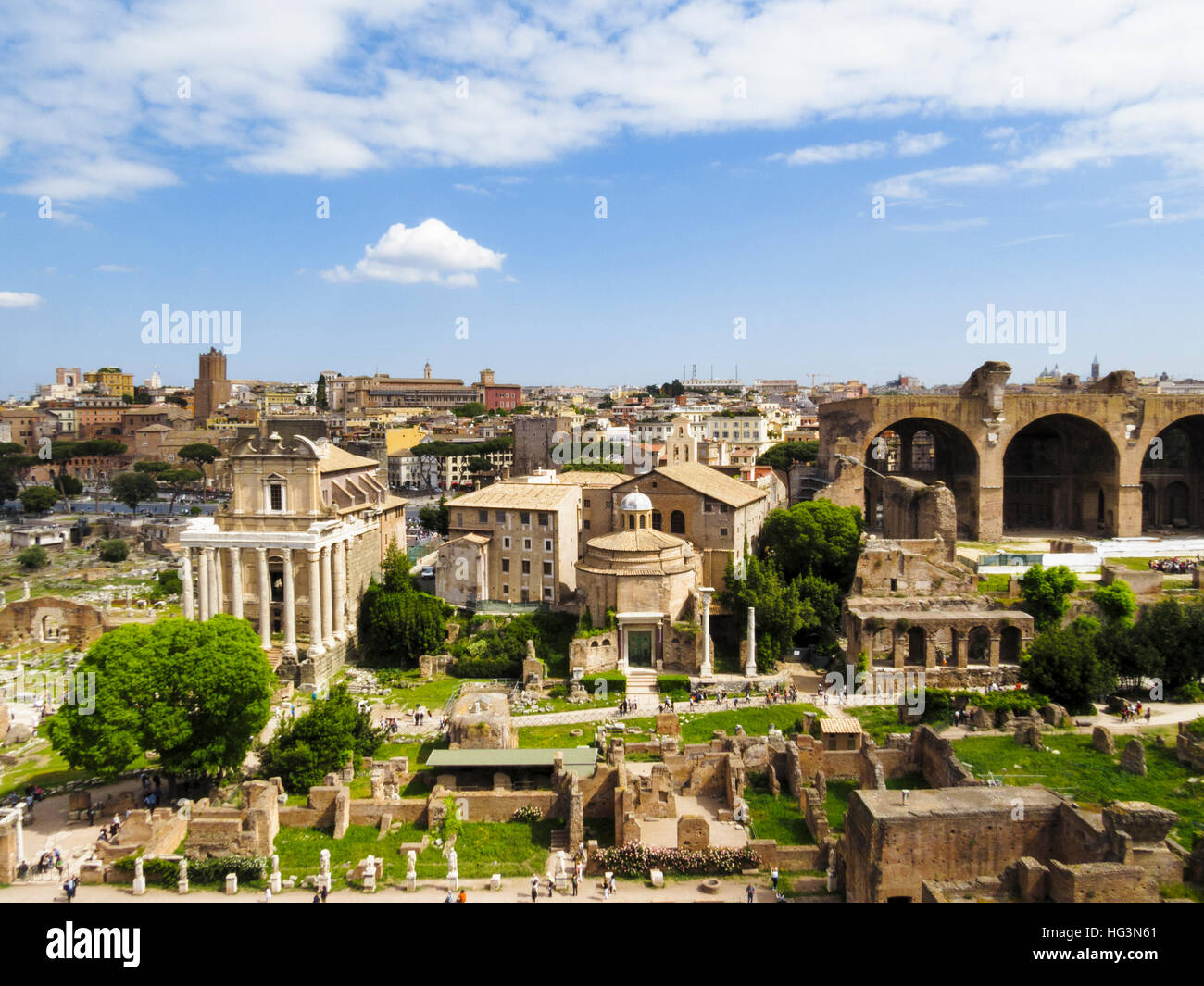 Foro romano forum romanum hi-res stock photography and images - Alamy