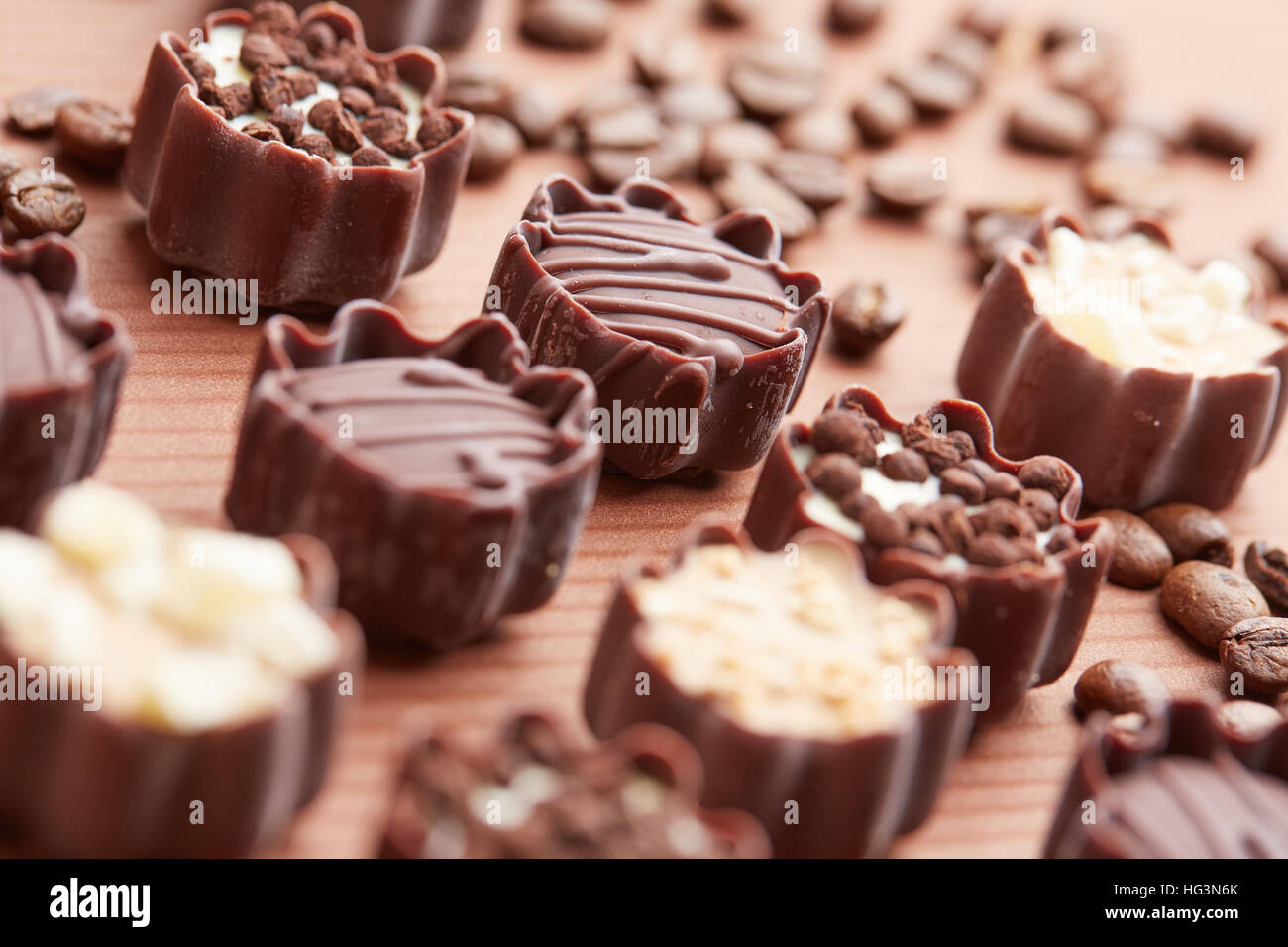 delicious chocolate candies Stock Photo - Alamy