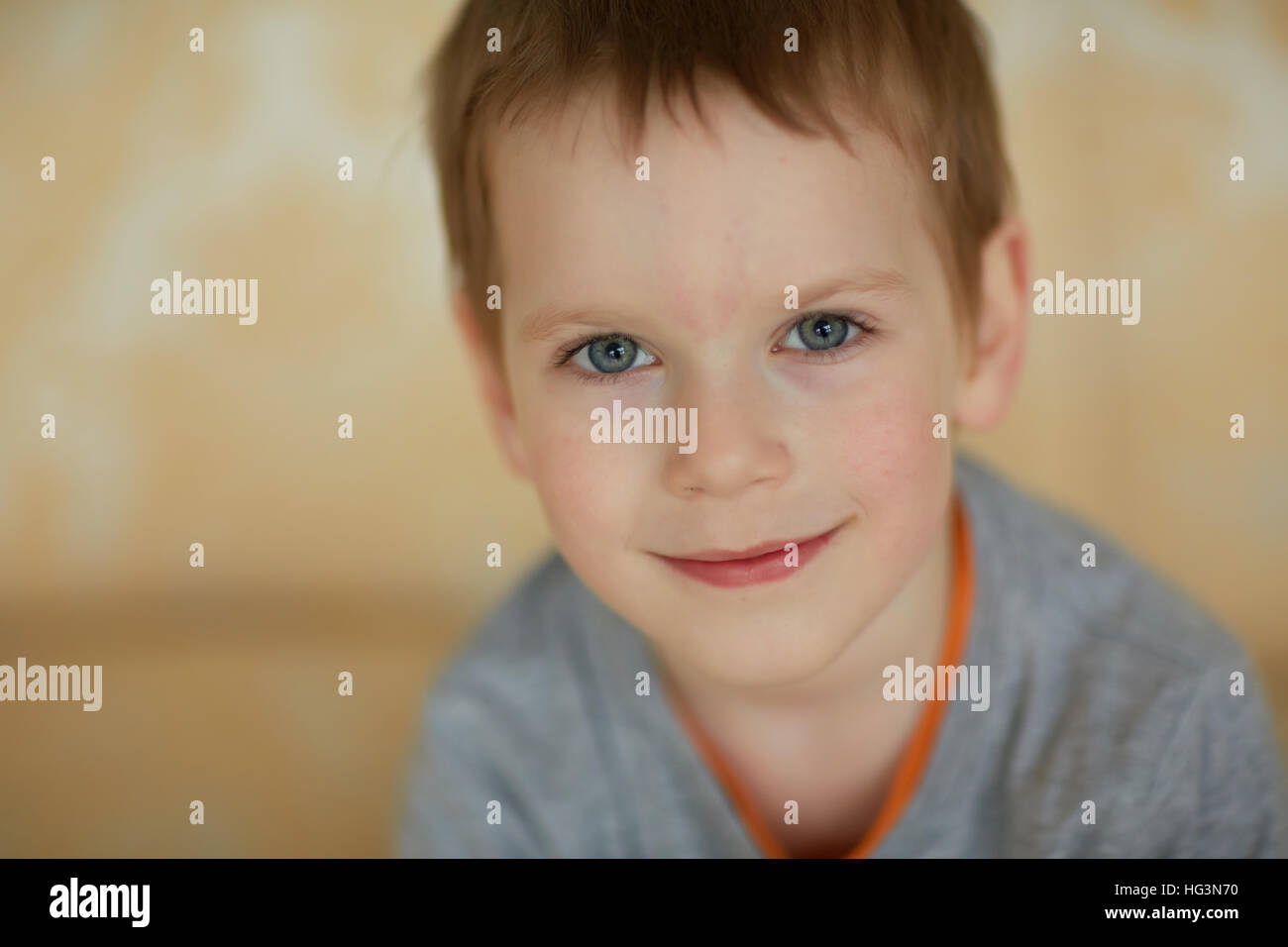 nice boy smiling Stock Photo - Alamy