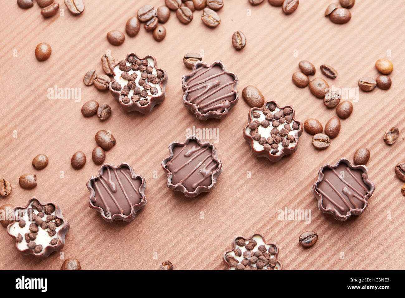 delicious chocolate candies Stock Photo - Alamy