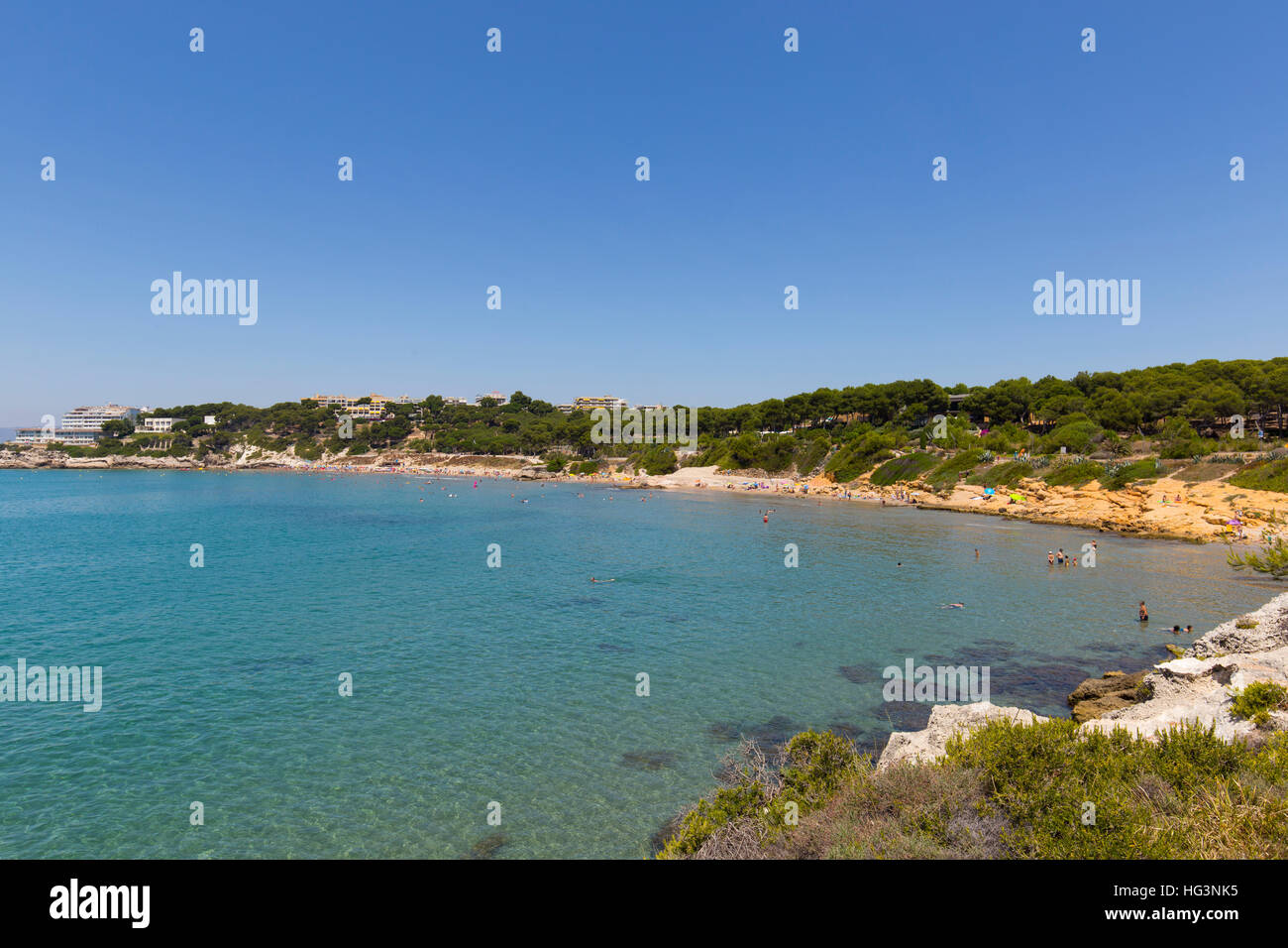 Beautiful day, Salou, Costa Dorada, Spain Stock Photo - Alamy
