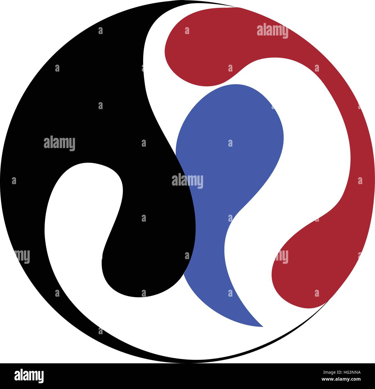 Mandala symbol of harmony and balance, vector design element Stock ...