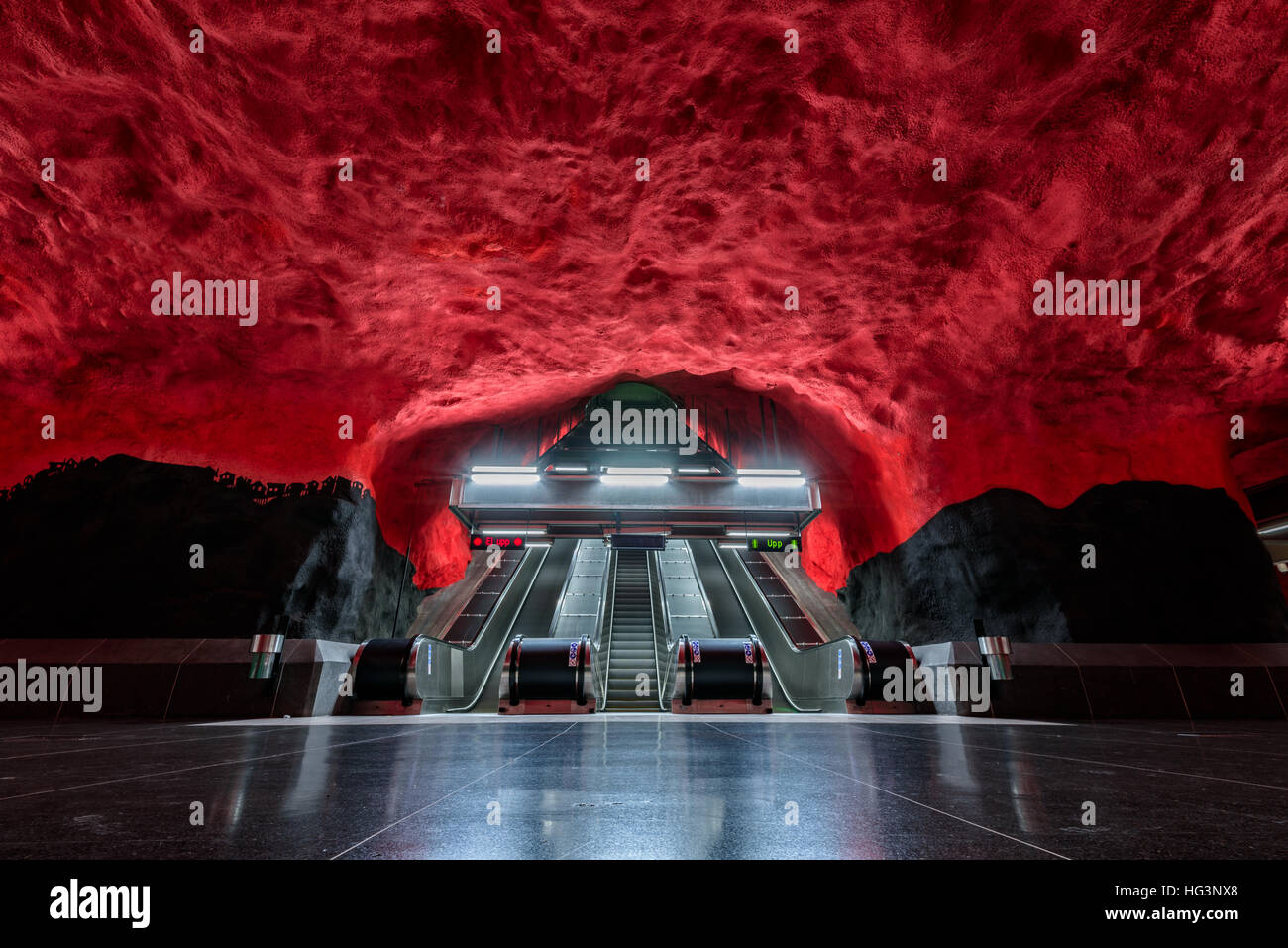 Solna Centrum Station, Stockholm Stock Photo - Alamy