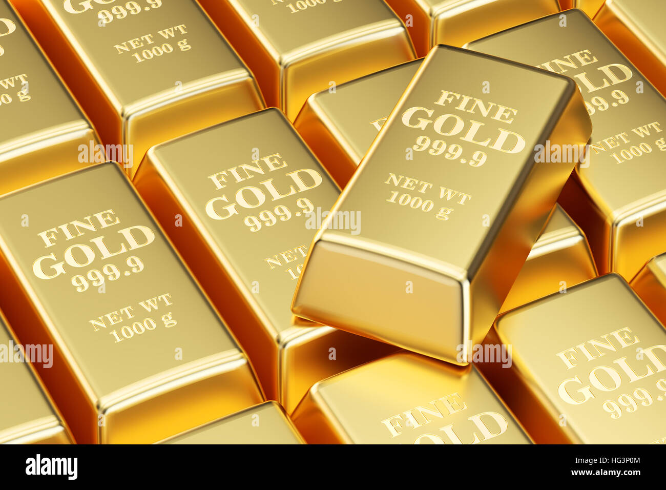golden bars background, 3D rendering Stock Photo - Alamy