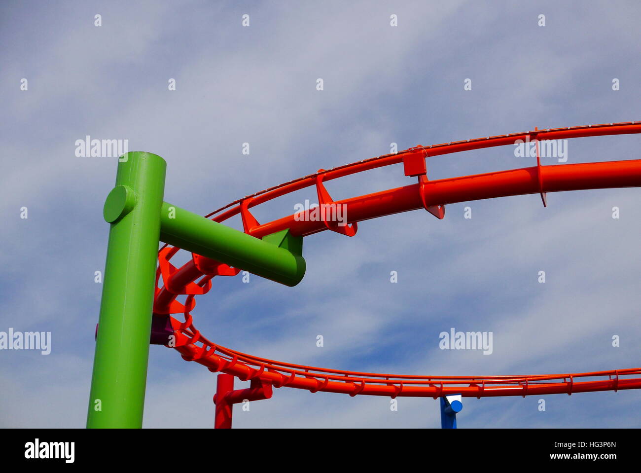 Roller coaster ride fairground hi-res stock photography and images - Alamy