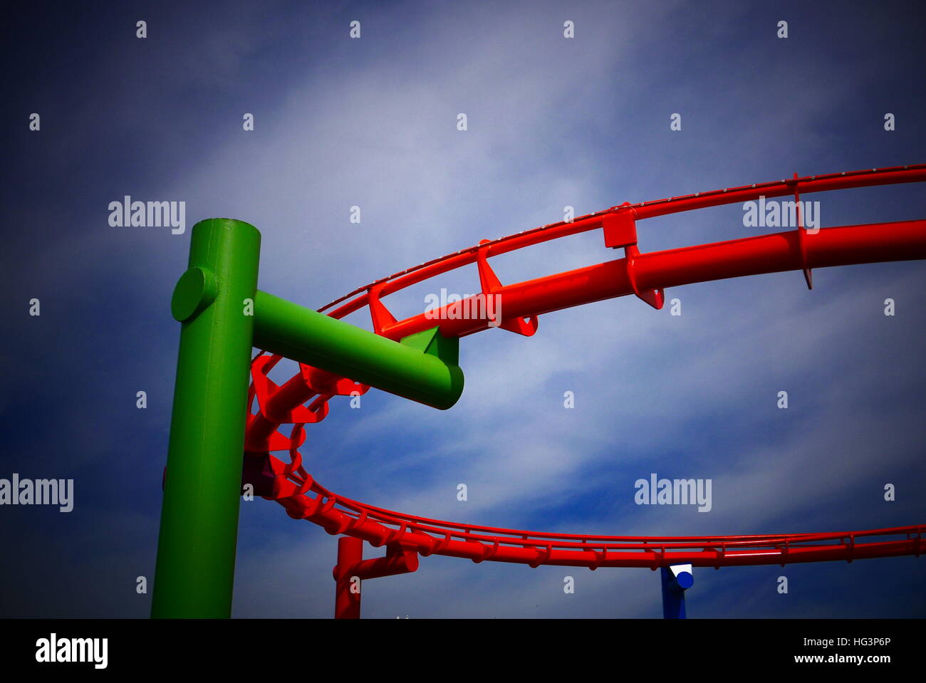 Roller coaster ride fairground hi-res stock photography and images - Alamy