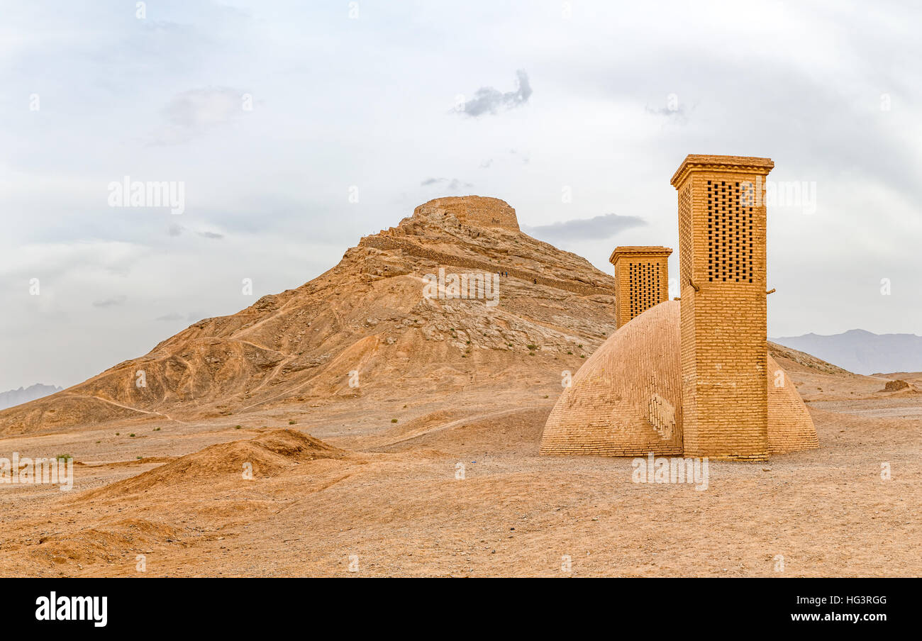 Tower of Silence building Stock Photo - Alamy