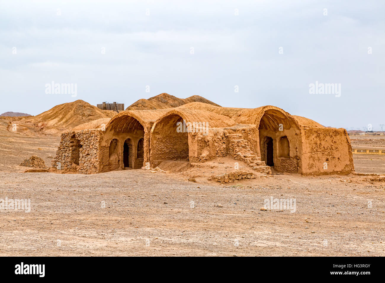 Tower of Silence building Stock Photo - Alamy
