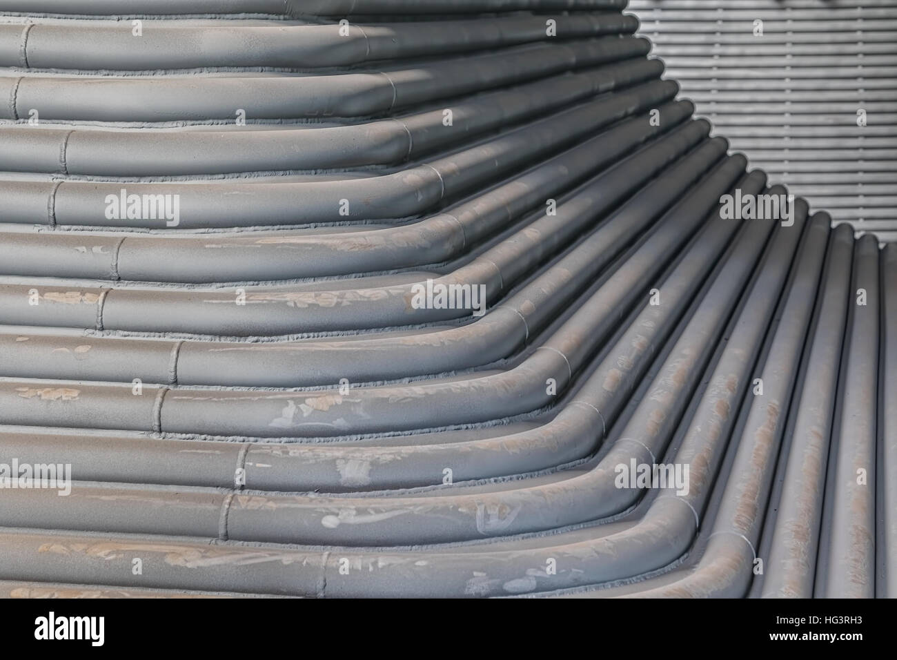 Metal tunnel detail Stock Photo - Alamy