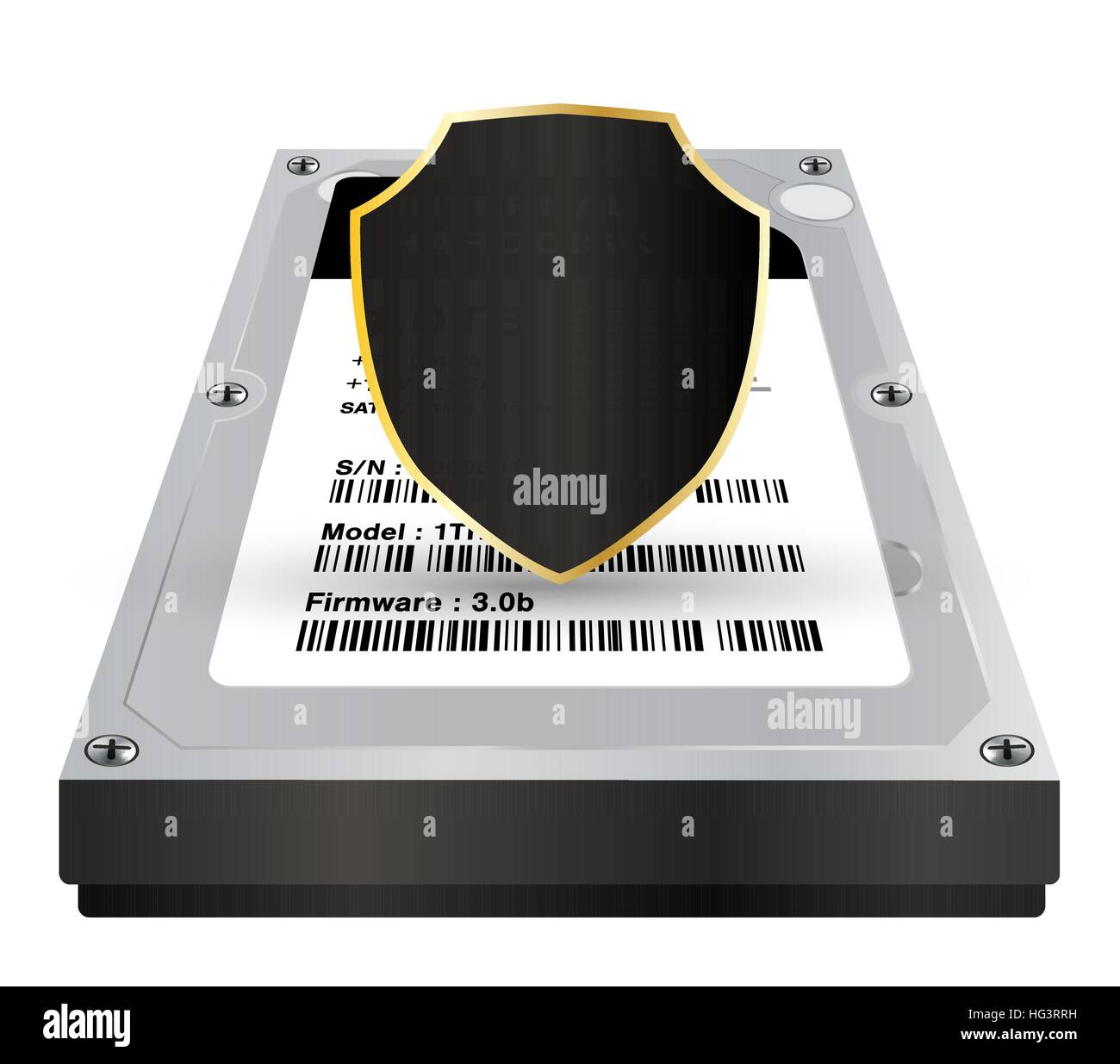 Business protection shield illustration Stock Vector Images - Alamy