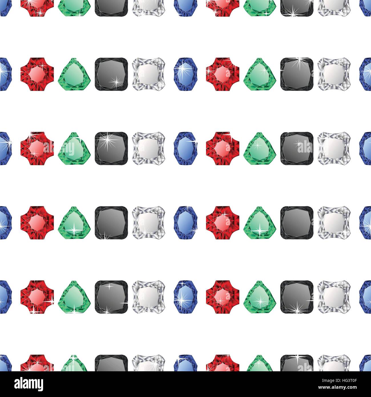 Diamonds seamless pattern Stock Vector Image & Art - Alamy