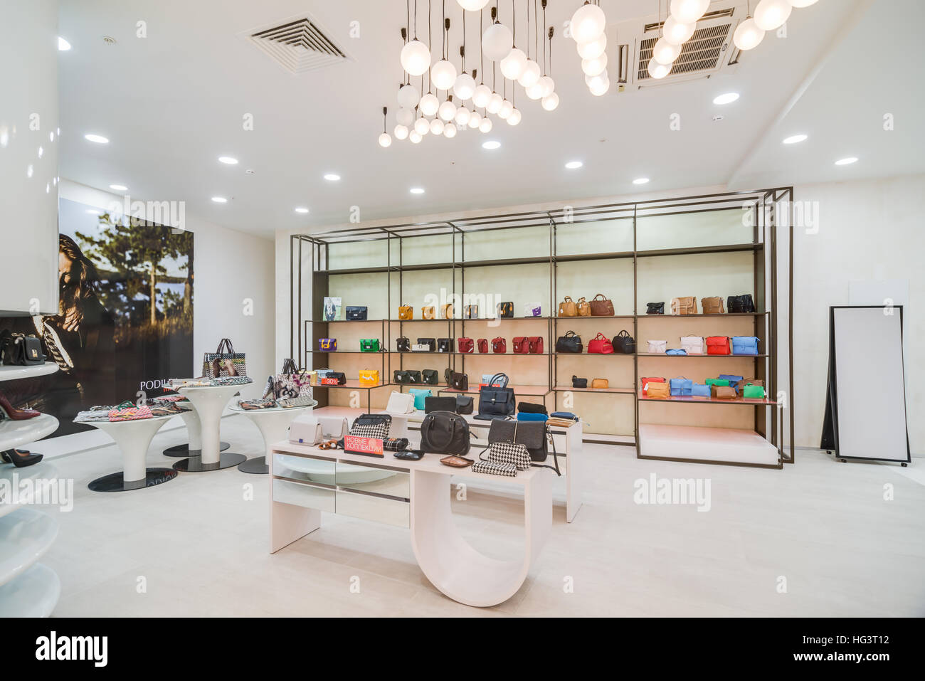 Modern store in shopping mall Stock Photo - Alamy