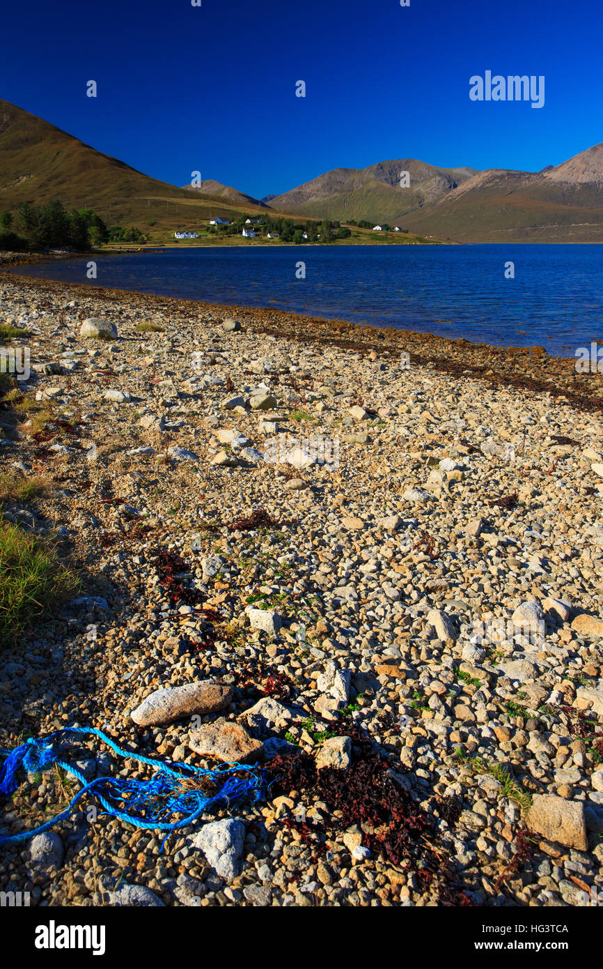 Loch Ainort landscape, Isle Of Skye, Scotland. daytime impression Stock ...