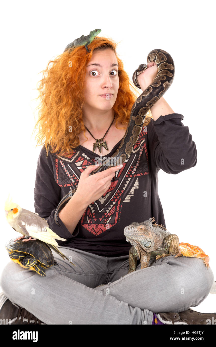 Girl animals hi-res stock photography and images - Alamy