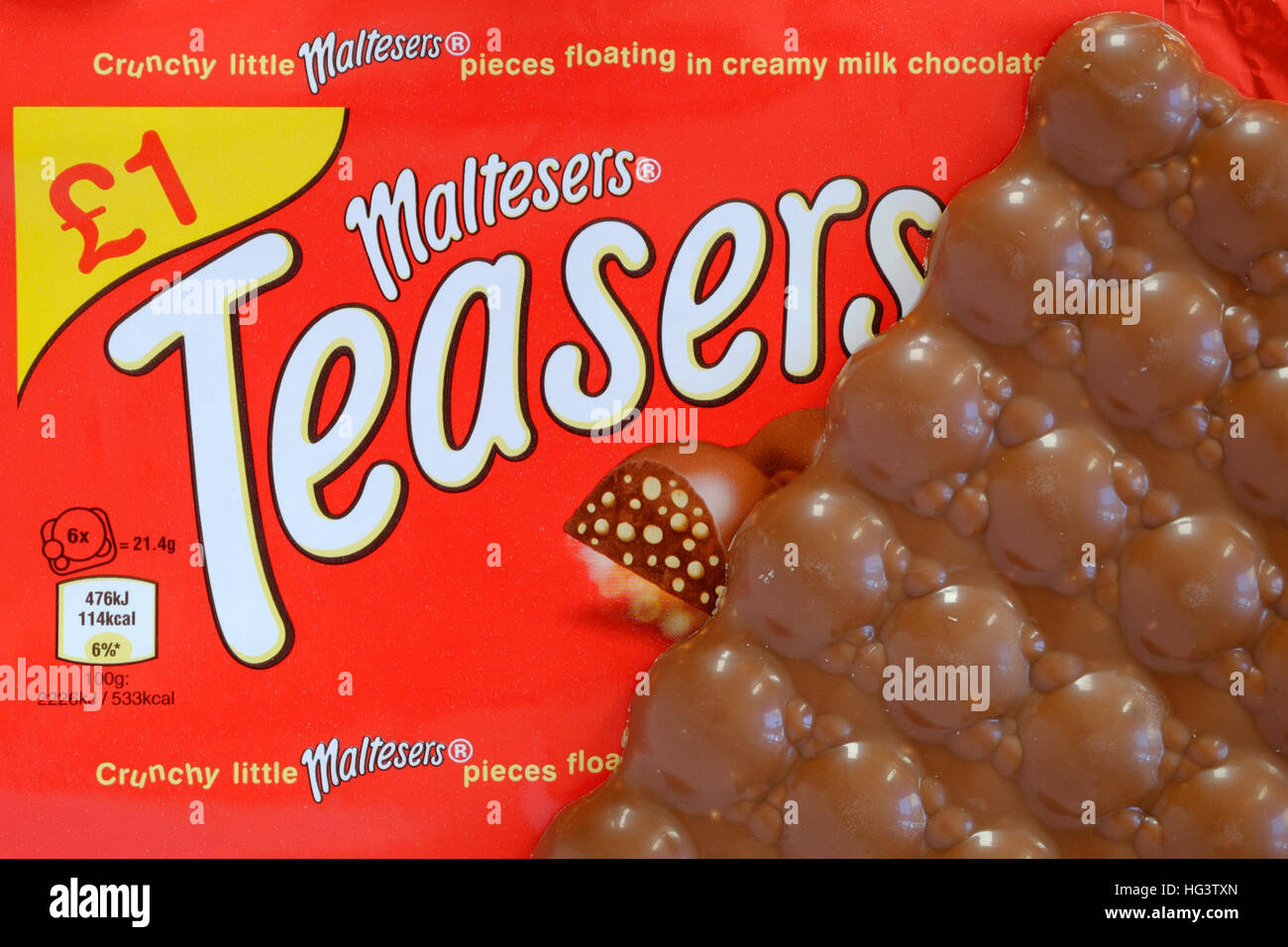 malteasers teasers milk chocolate bar Stock Photo - Alamy