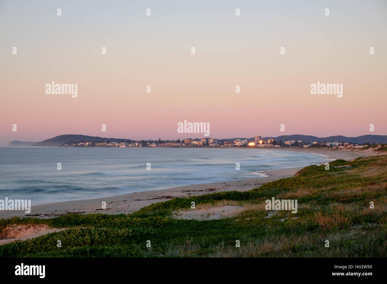 Dawn at Magenta Beach Stock Photo - Alamy