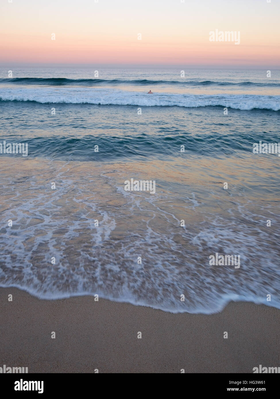 Late afternoon at Magenta Beach Stock Photo - Alamy