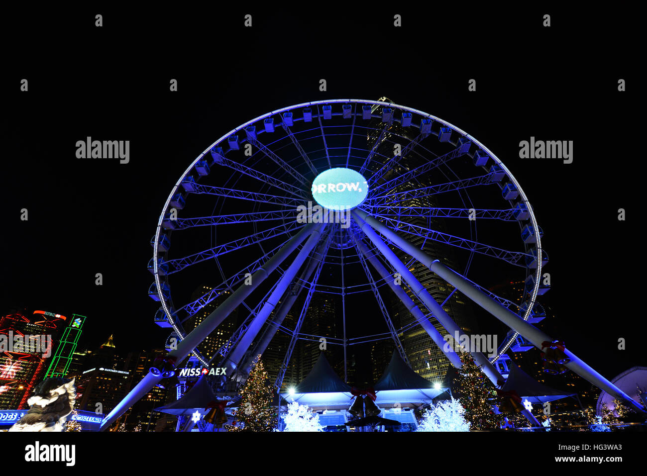 The Giant observation wheel in Hong Kong Stock Photo - Alamy