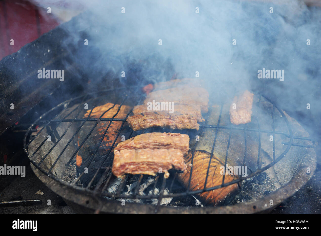 Traditional romanian bbq hi-res stock photography and images - Alamy