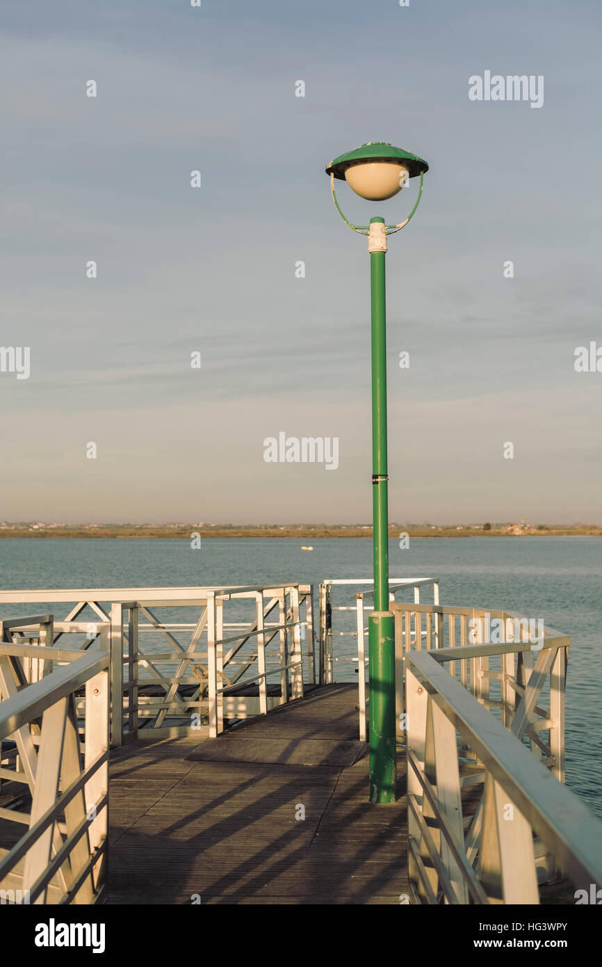 Harbour and light Stock Photo - Alamy