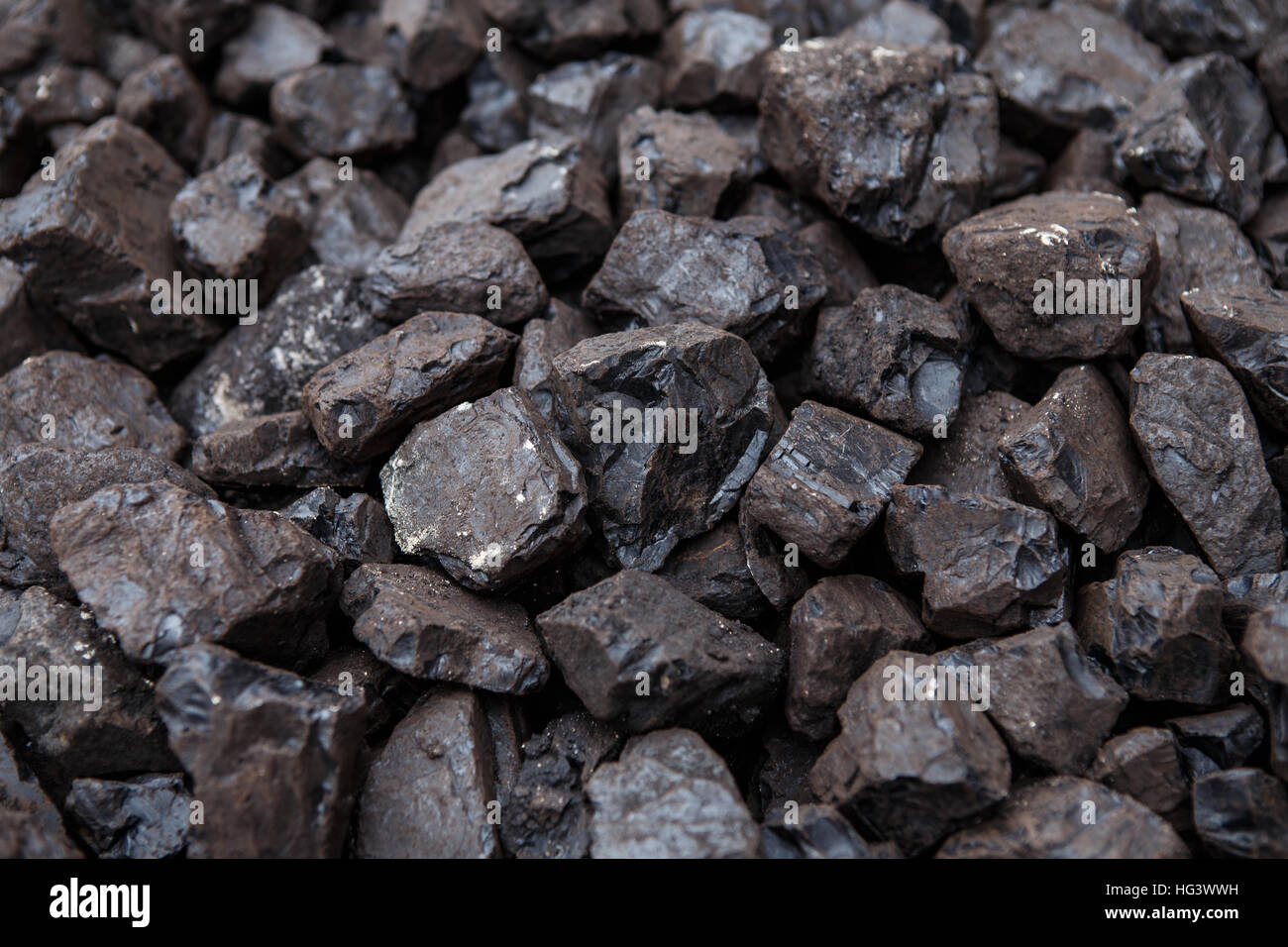 Heap of coal Stock Photo - Alamy