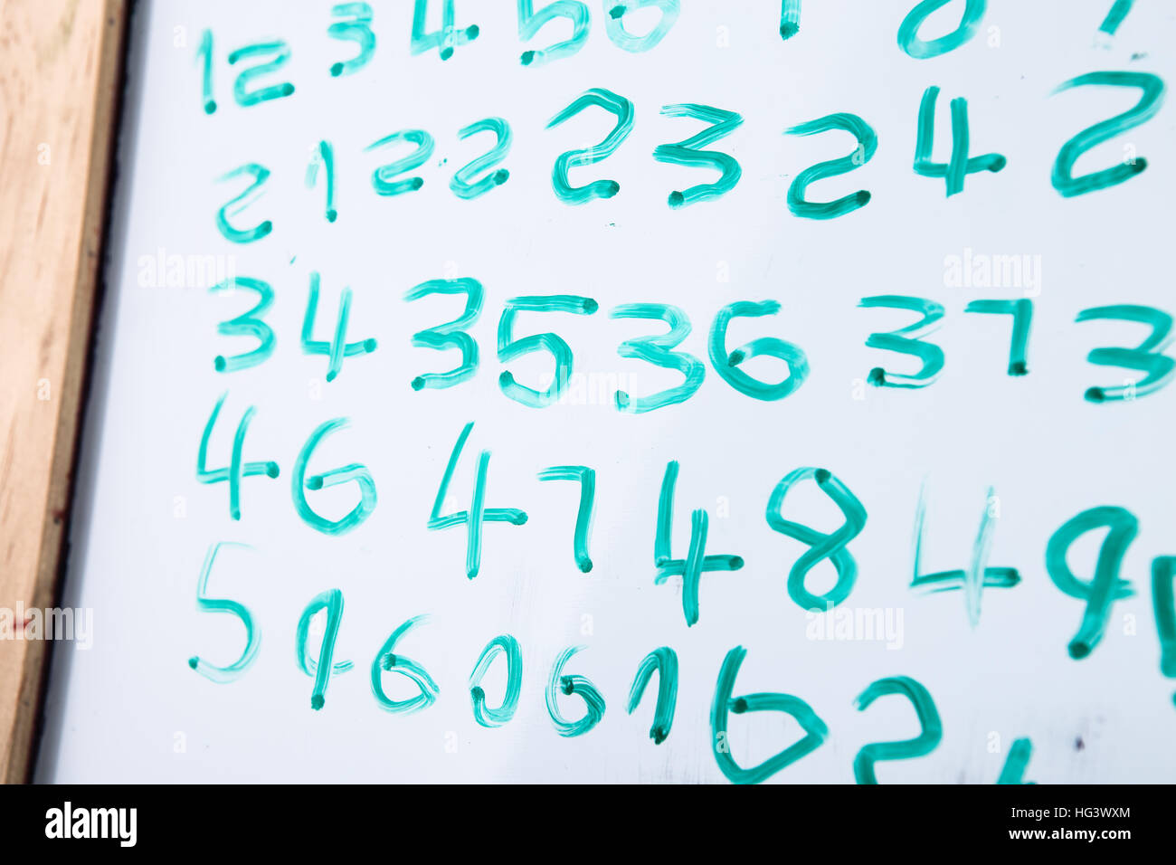 Number board hi-res stock photography and images - Alamy