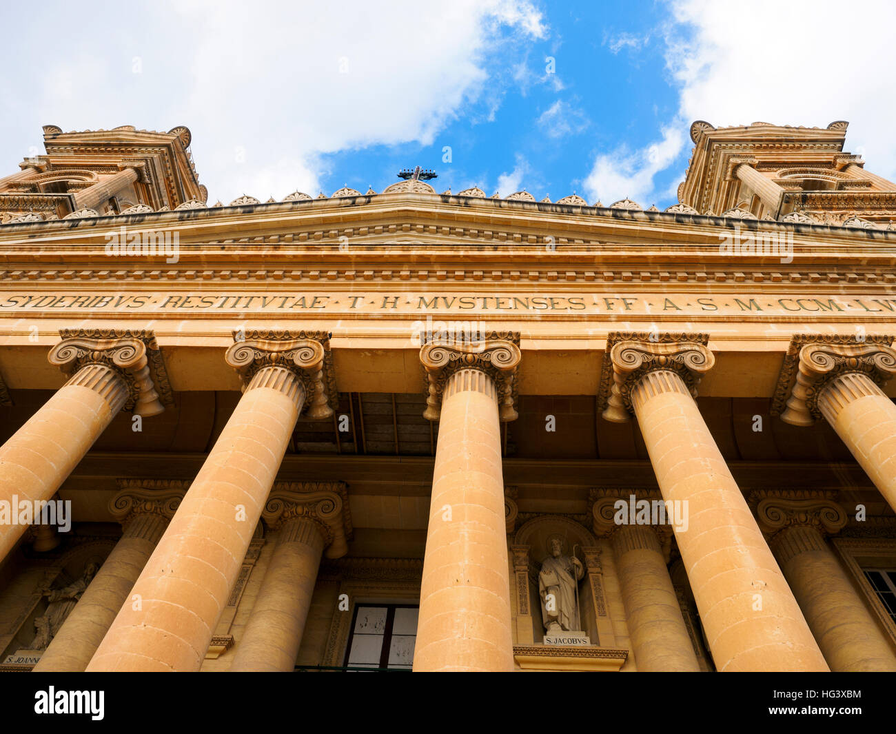 St Marija Assunta Church - Mosta, Malta Stock Photo - Alamy