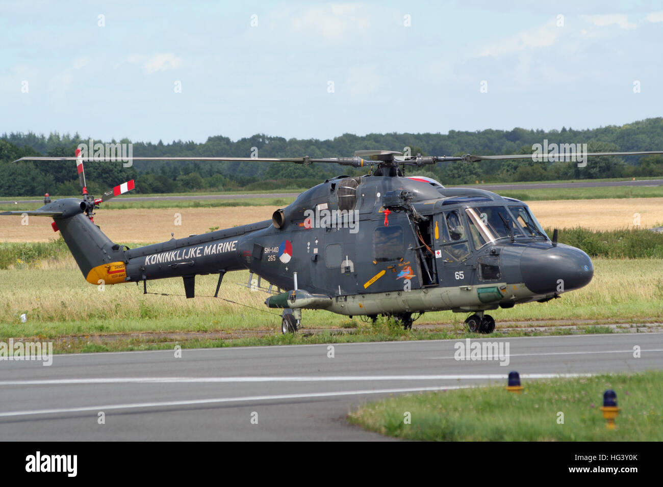 Royal Netherlands Navy Lynx helicopter Stock Photo - Alamy