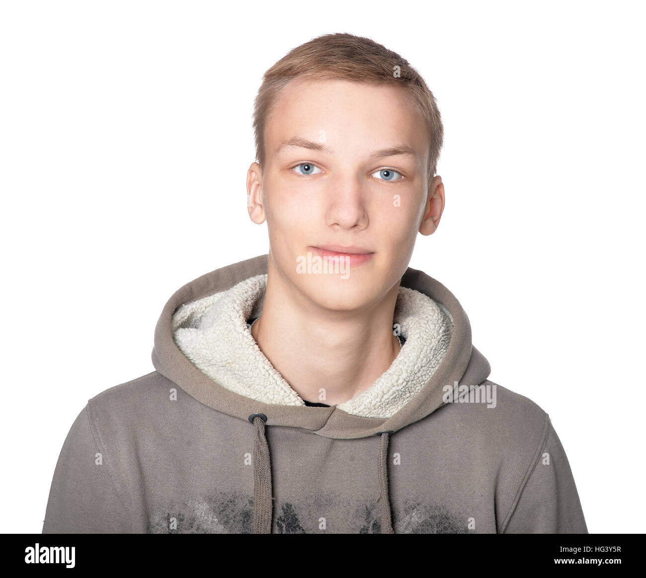 Smiling teen boy Stock Photo - Alamy