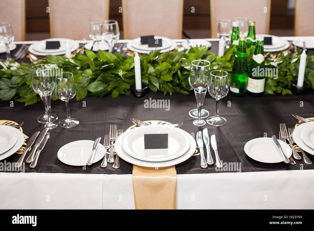 Wedding decor. interior. Festive Stock Photo - Alamy