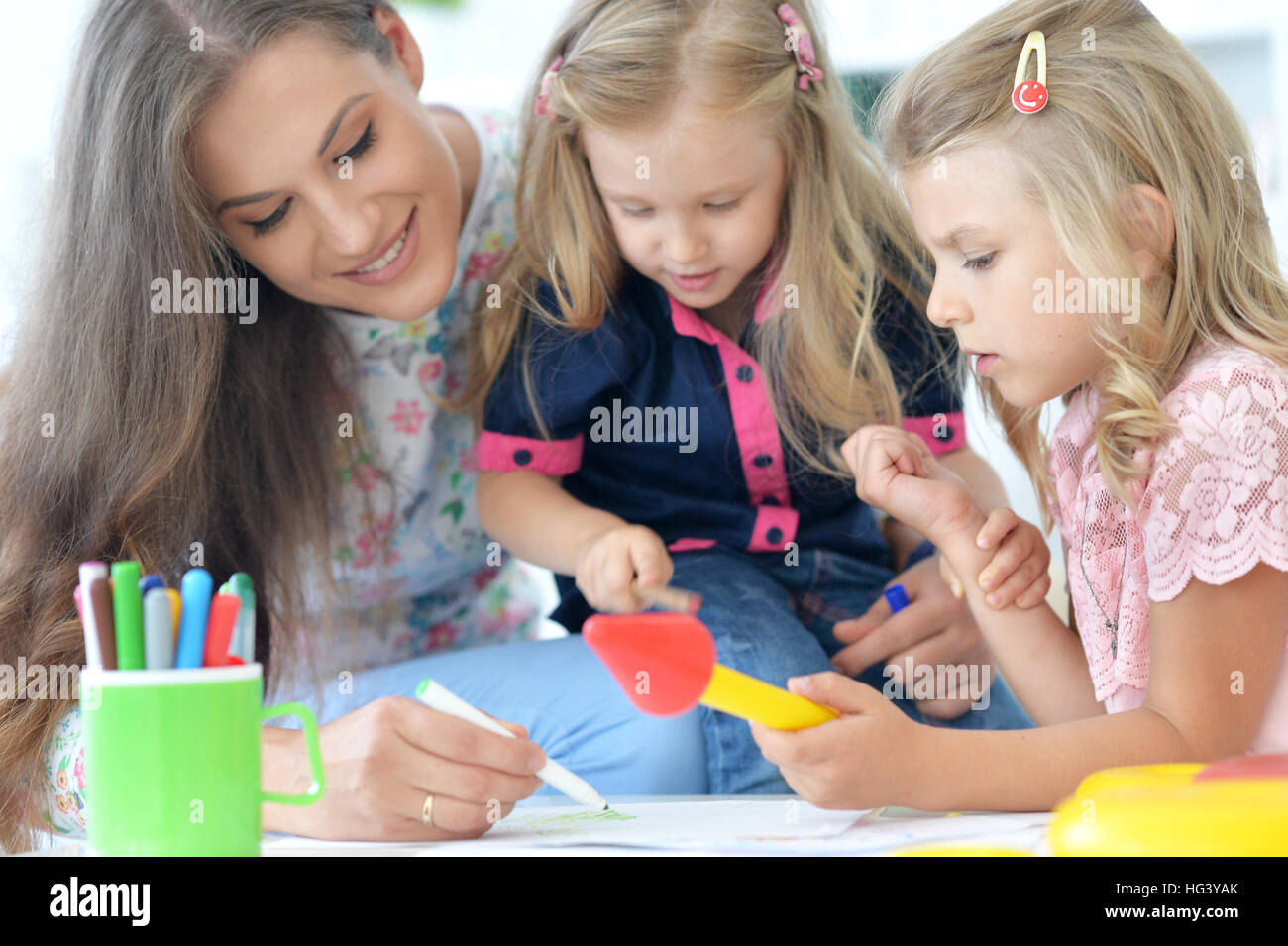 Little daughters hi-res stock photography and images - Alamy