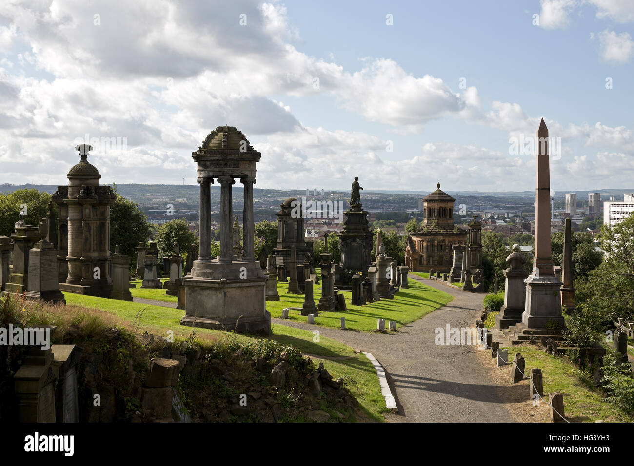 Glasgow Necropolis, Scotland, UK Stock Photo - Alamy