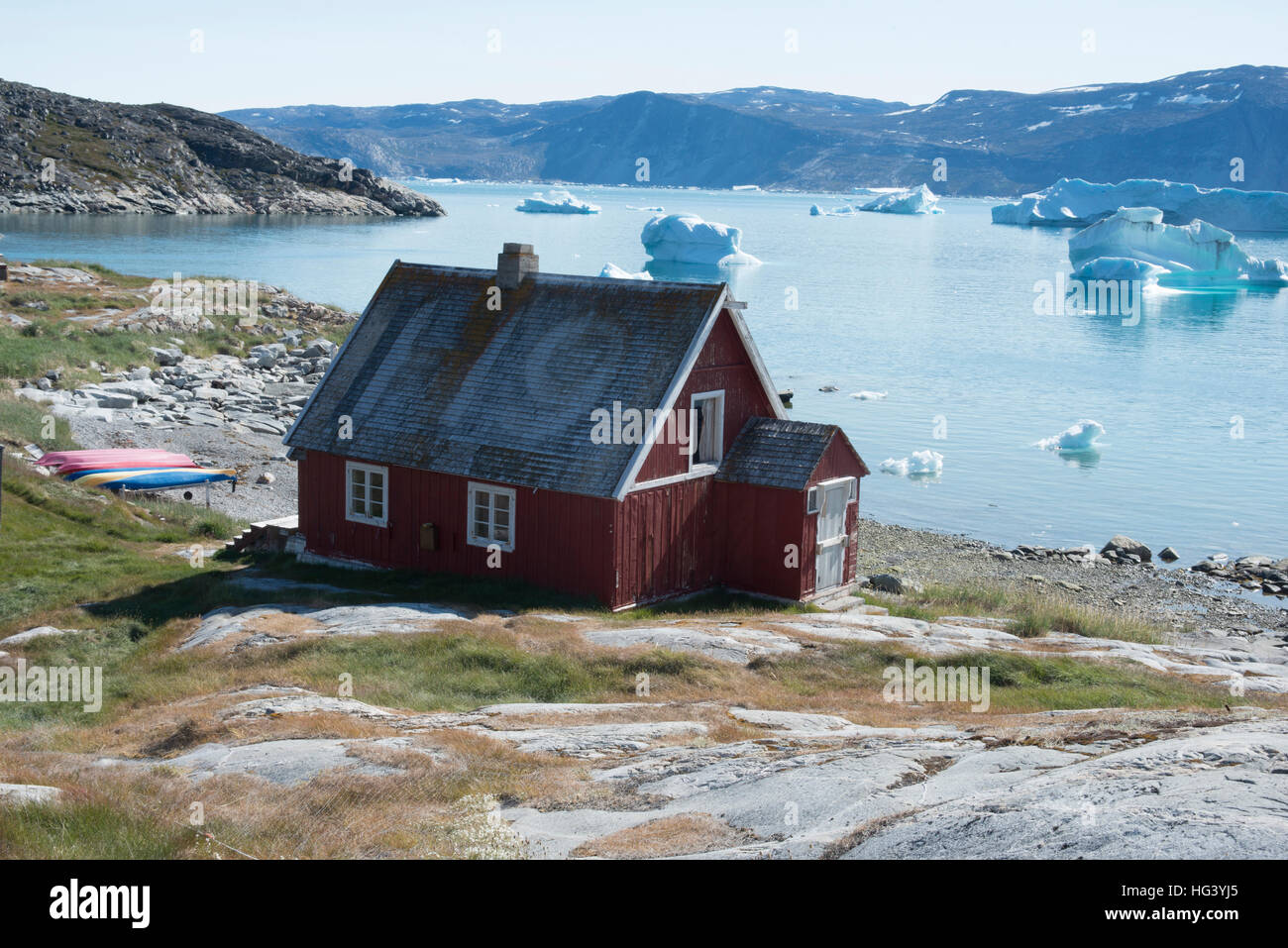 The former settlement of Ataa, West Greenland Stock Photo - Alamy